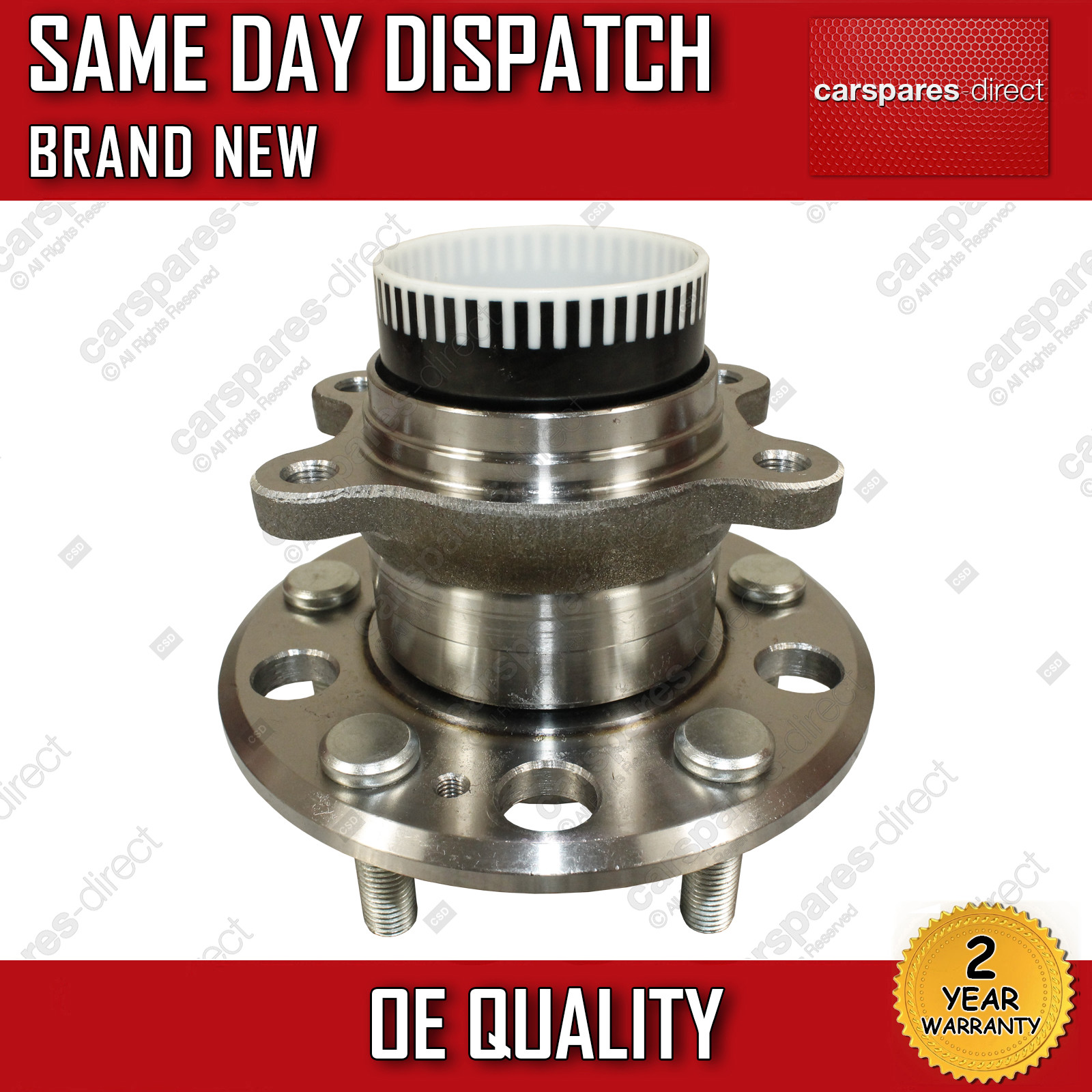 For Hyundai ix35 Rear Wheel Bearing 1.6 1.7 2.0 ABS Hub 2010-2016 ...