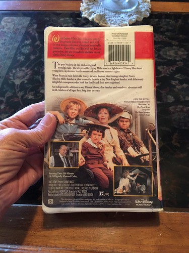 WALT DISNEY'S SUMMER MAGIC with Hayley Mills VHS ~ Pre-Owned ...