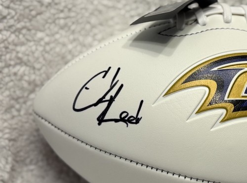 Ed Reed Autographed Baltimore Ravens Logo Football - Beckett | eBay