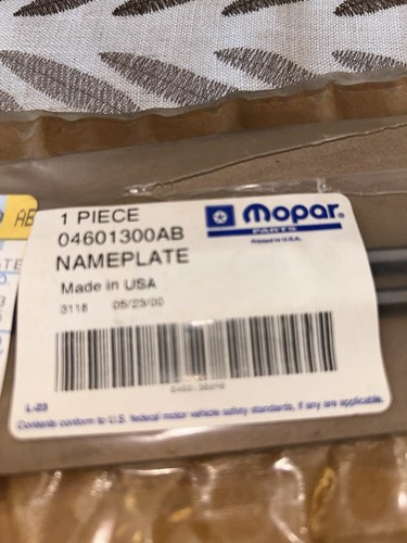 1992-97 Dodge Intrepid Eagle Vision Eagle Emblem 04601300AB | eBay