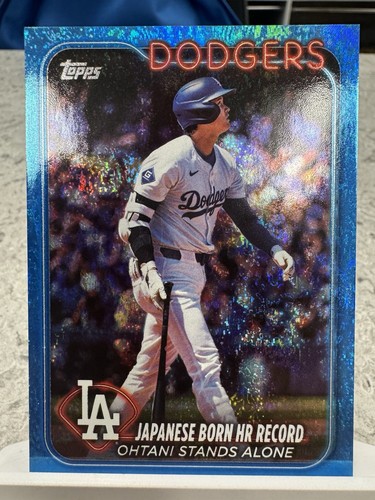 2024 Topps Update Highlights Checklist Dodger Blue Holo Foil 783/999 | eBay