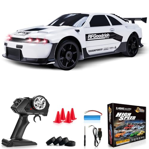 RC Drift Car 1:24 Remote Control Car 4WD 15KM/H High Speed Racing Sport ...