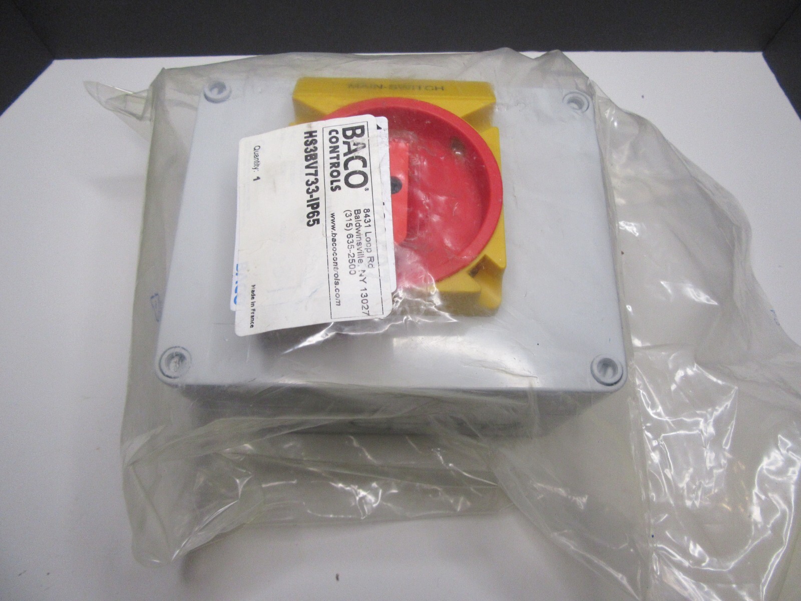 BACO Main switch HS3BV733-IP65 PR40 50 amp 3 poles | eBay