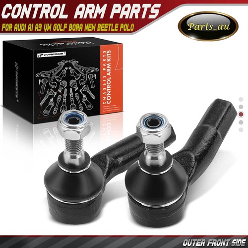 2x Outer Front Tie Rod End for Audi A1 A3 VW Golf MK4 1J1 Bora New ...