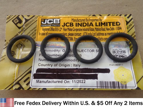 JCB PARTS - GENUINE JCB O RING, SET OF 4 PCS. (PART NO. 320/02595) | eBay