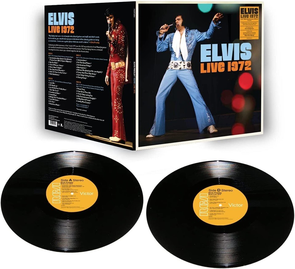 Elvis Presley : Elvis Live 1972 VINYL 12" Album 2 discs (2023) ***NEW ...