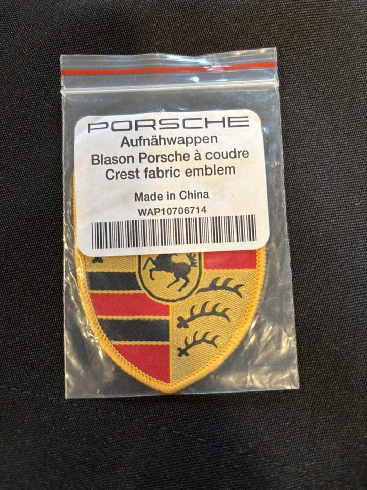 Porsche Patch Logo Embroidered | eBay