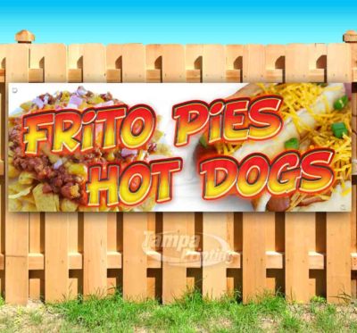 FRITO PIES HOT DOGS Advertising Vinyl Banner Flag Sign Many Sizes | eBay