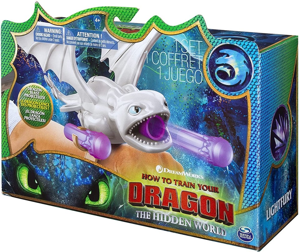 DreamWorks LIGHTFURY WRIST LAUNCHER How To Train Your Dragon Blast ...