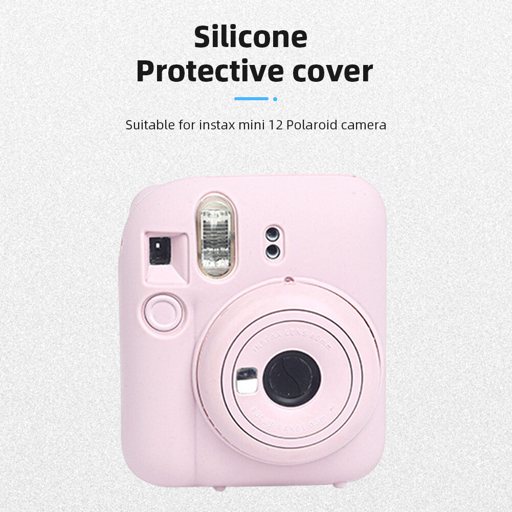 Silicone Camera Sleeve Dustproof Protective Cover for Instax Mini 12 ...