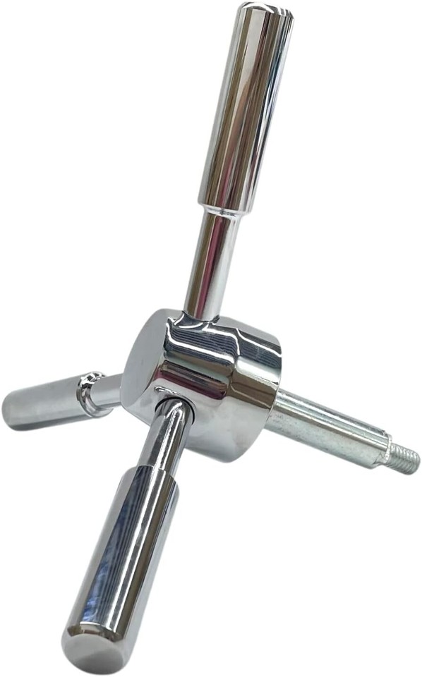 3 Spoke Chrome Handle For Gun Safes, Safe Box, Vault Doors, Fireproof ...