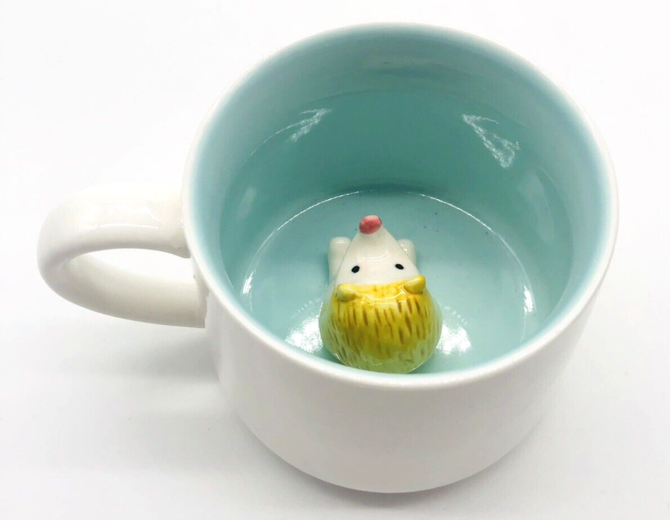 Coffee Milk Tea Ceramic Mug 3d Animal Cup Hedgehog Inside ...