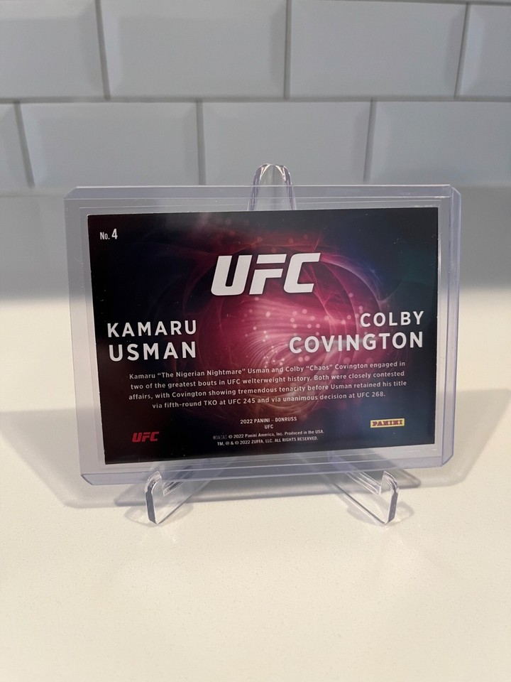 2022 Donruss UFC Kamaru Usman Colby Covington Duos #4 | eBay