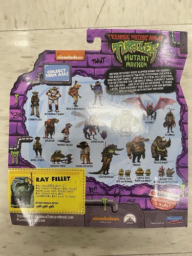 Teenage Mutant Ninja Turtles Mutant Mayhem RAY FILLET The Man-Ray TMNT ...