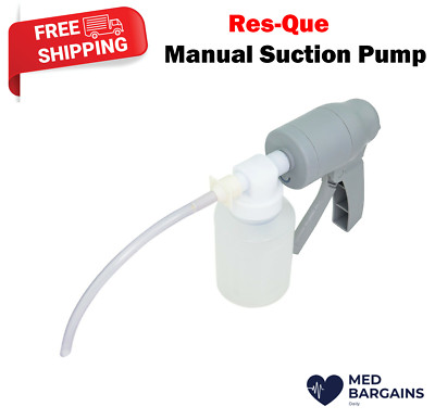 Dixie EMS ResCue Manual Suction Pump - Portable Hand Help - White | eBay