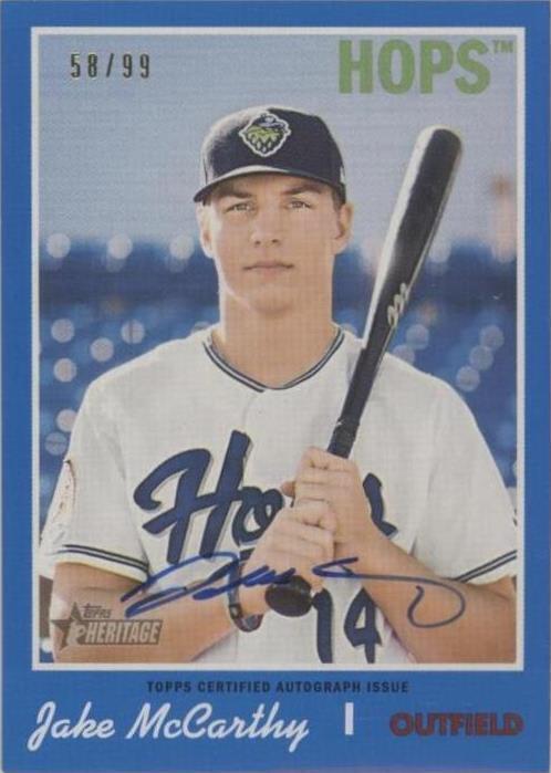 2019 Topps Heritage Minor League Edition - Real One Autographs Jake ...