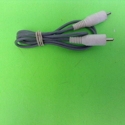 2FT White End Mono Male Audio Gray Cable Cord | eBay