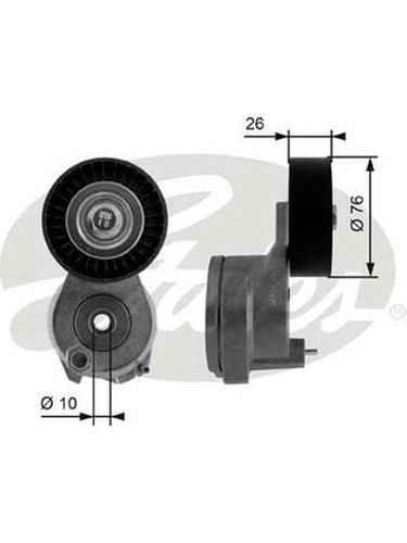 Gates DriveAlign Belt Tensioner fits Audi A4 3.2 B7,8EC FSI (38423 ...