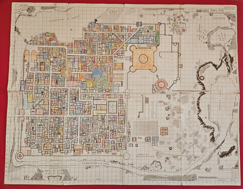 City State of the Invincible Overlord - City Overview Map Colored | eBay