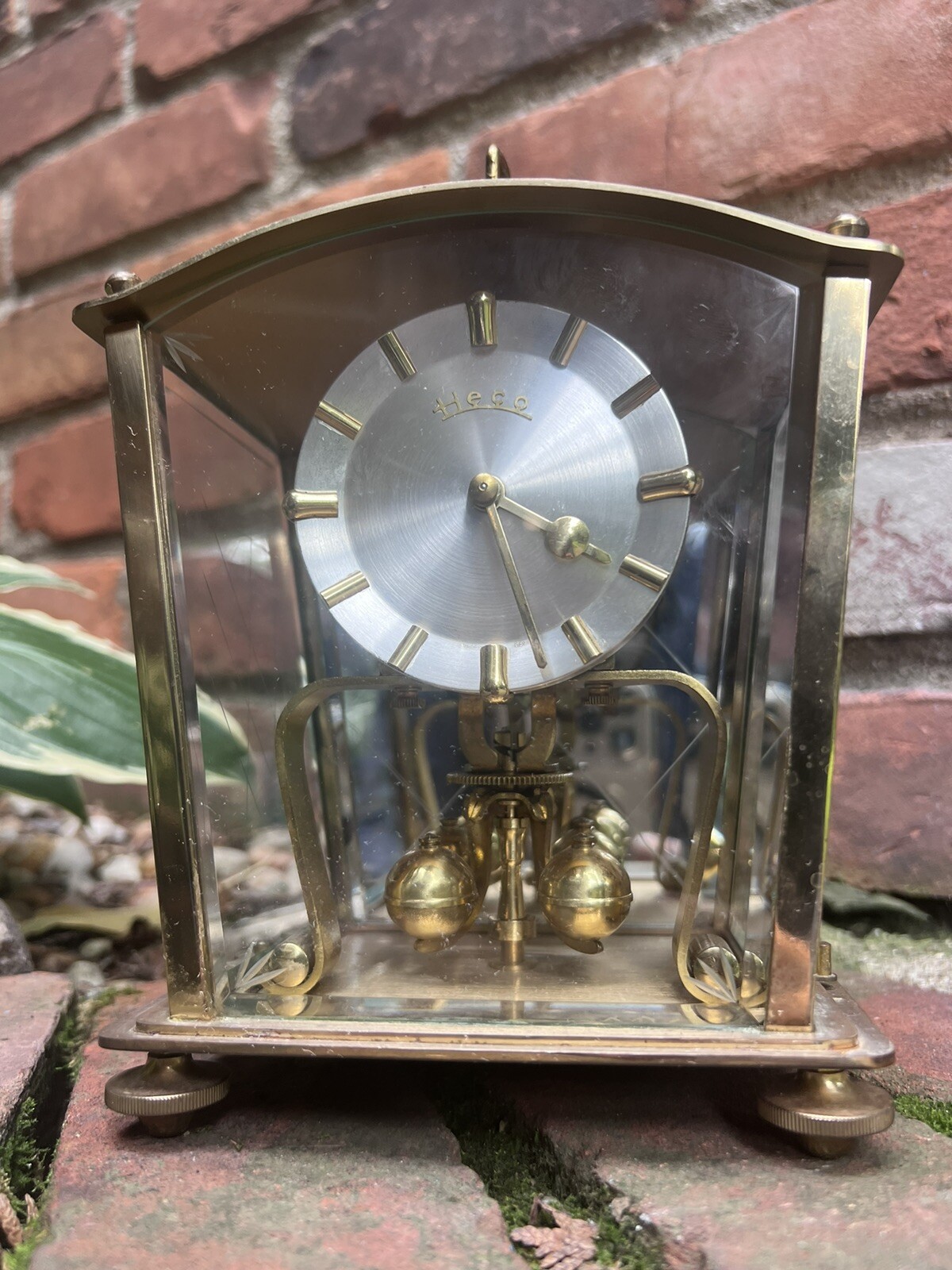 Henry Coehler HECO Vintage 400 Day Clock Square Base Germany | eBay