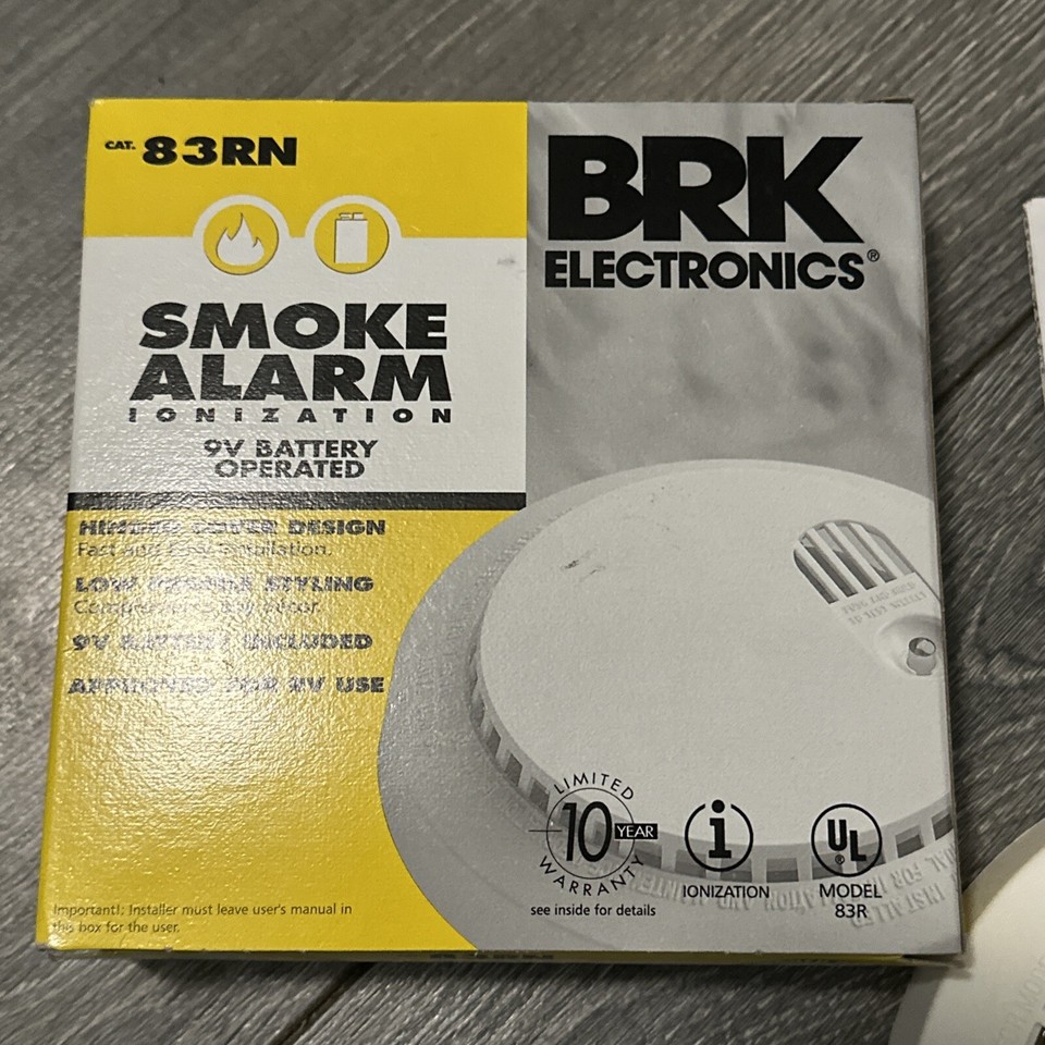 BRK Electronics - Battery Powered Single Station Smoke Alarm Ionization ...
