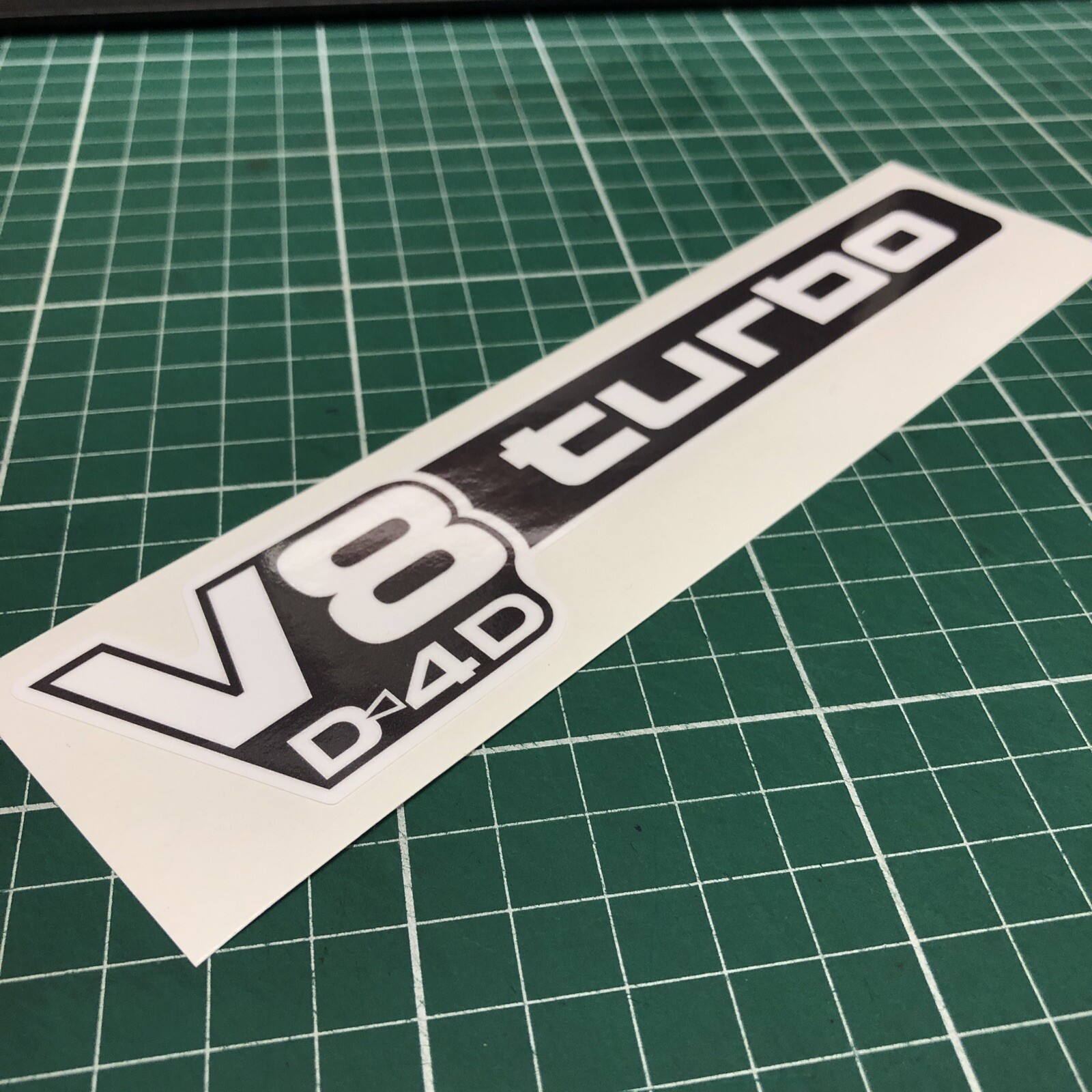 V8 D4D TURBO PILLAR DECAL : 70-SERIES LAND CRUISER (BLACK) | eBay Australia