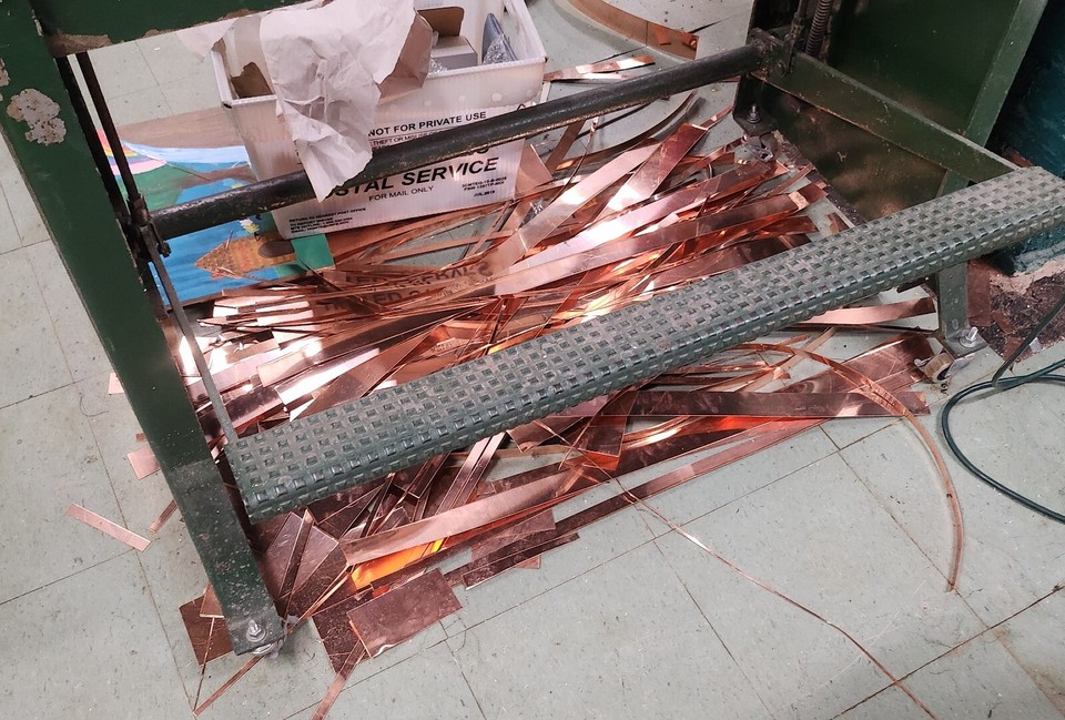scrap copper sheet metal 1 POUND C110 pure copper 16 ounce 22 gauge | eBay