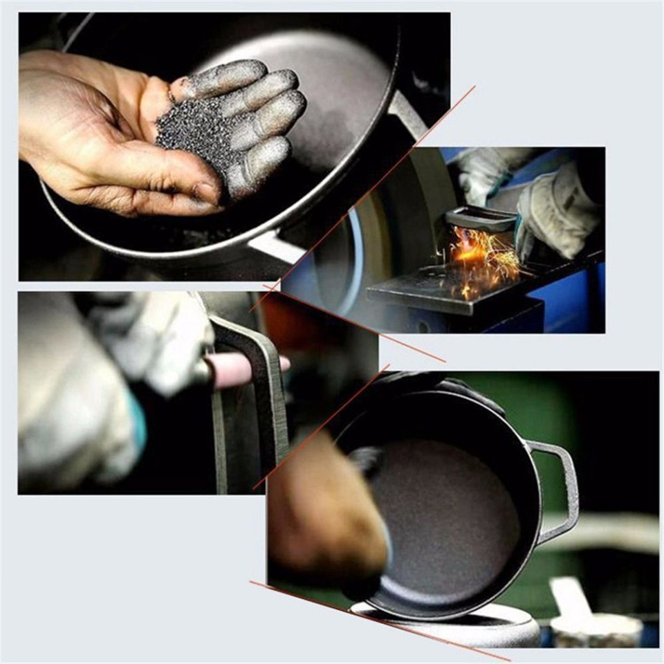 Cast Iron Pot Cookware Mini Small Frying Pan Shaped Egg Mold Egg Frying ...