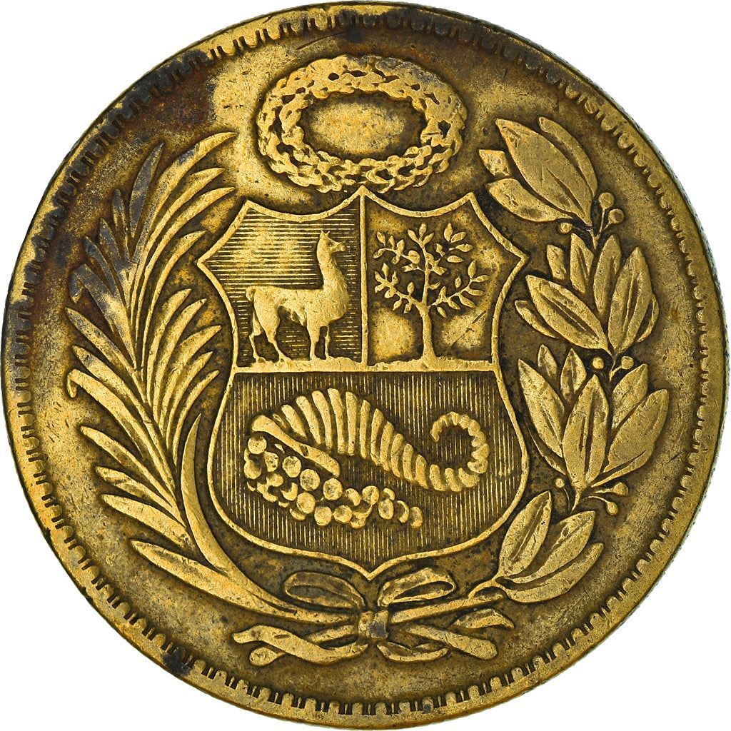 Peru 1 Sol de Oro Coin | Peru Emblem | KM222 | 1943 - 1965 | eBay