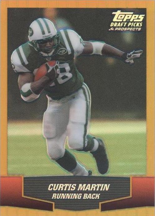 2004 Topps Draft Picks & Prospects - Curtis Martin #4 Chrome Gold ...