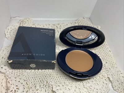 AVON PERSONAL MATCH CREME TO POWDER FOUNDATION HONEY | eBay Australia