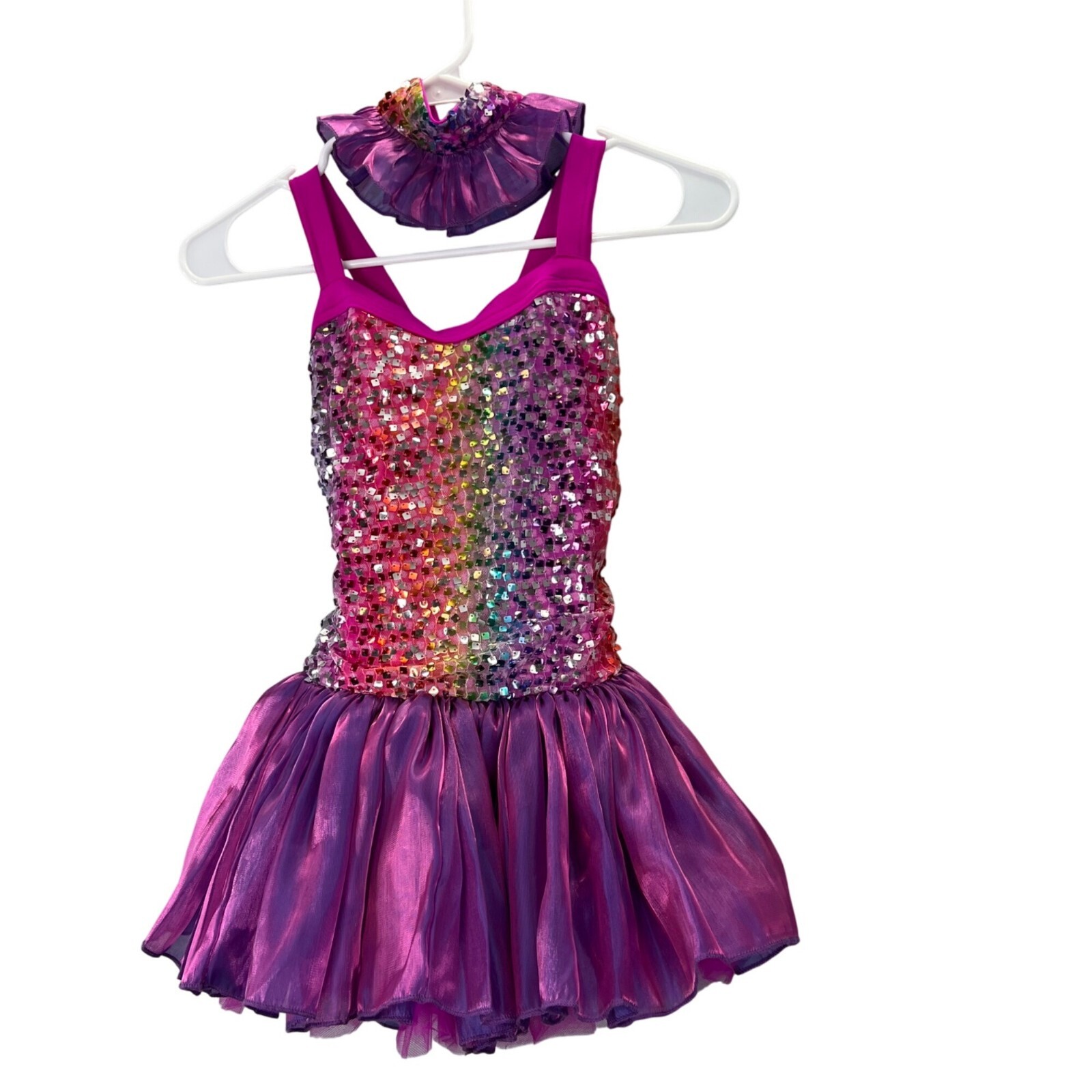 Weissman Dance Costume Jazz Tap Dress MC Purple Pink … - Gem
