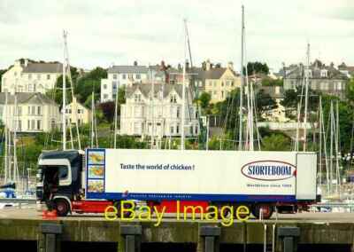 Photo 6x4 Lorry, Bangor harbour Bangor/J4880 A refrigerated lorry on ...