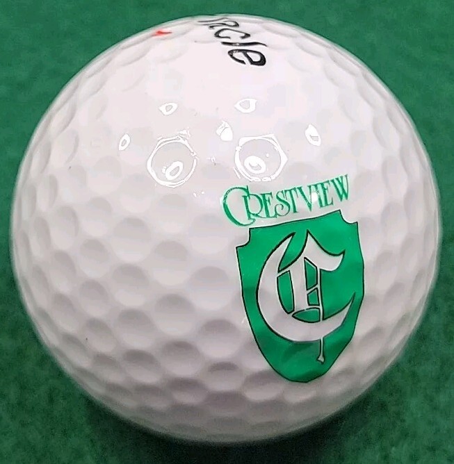 Crestview Country Club Logo Golf Ball ~ Wichita, Kansas | eBay