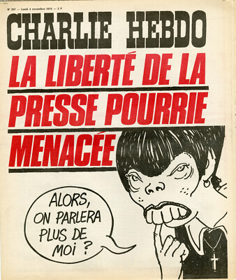 "CHARLIE HEBDO N°207 4/11/1974" CABU: Mireille MATHIEU Liberté de ...