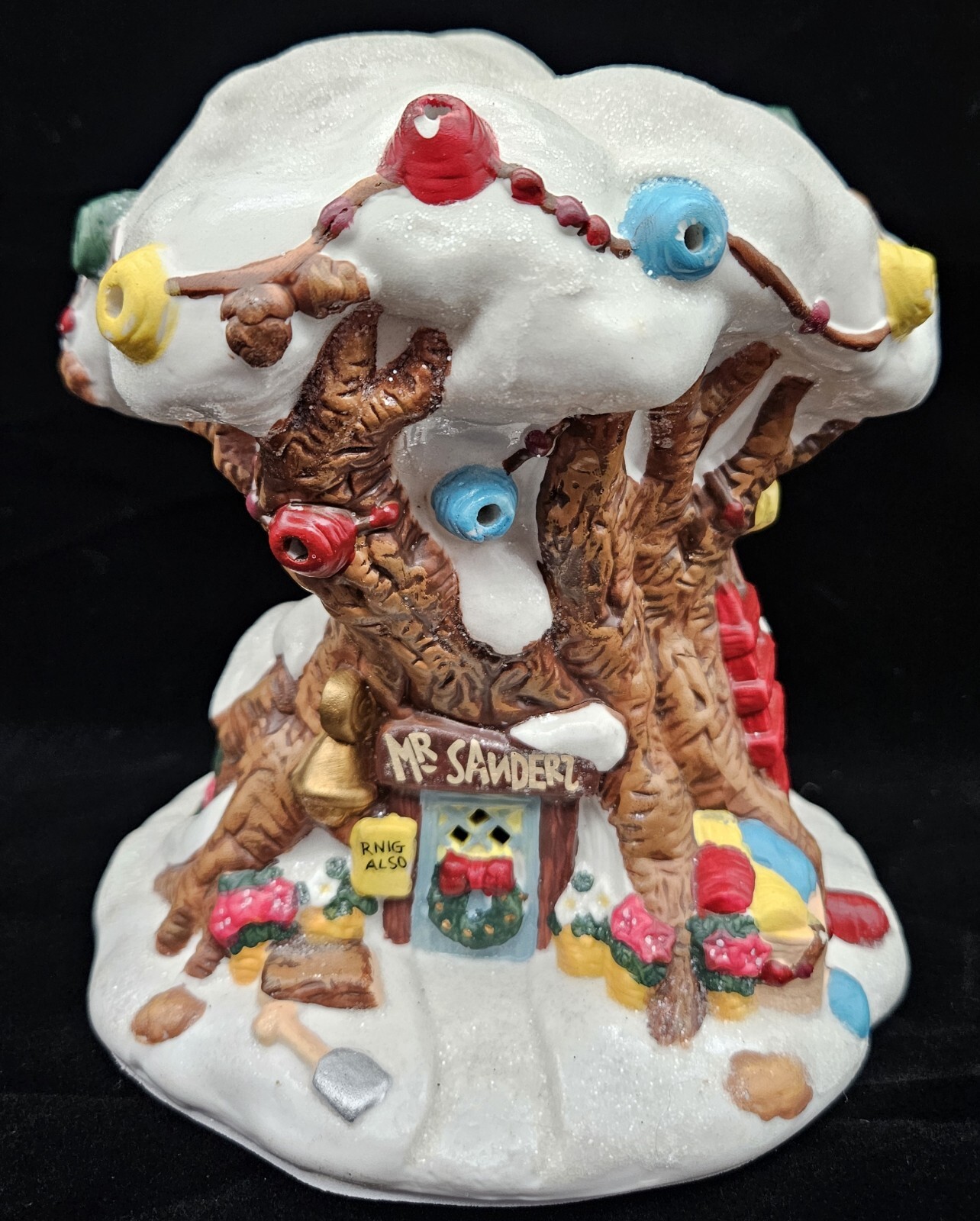 Disney's Mr. Sanders Tree House Ceramic Light Up Christmas Holiday ...