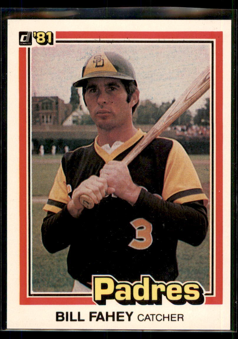1981 Donruss Bill Fahey #361 San Diego Padres | eBay