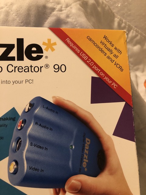 Pinnacle Dazzle Digital Video Creator 90 USB Video Capture Device for ...