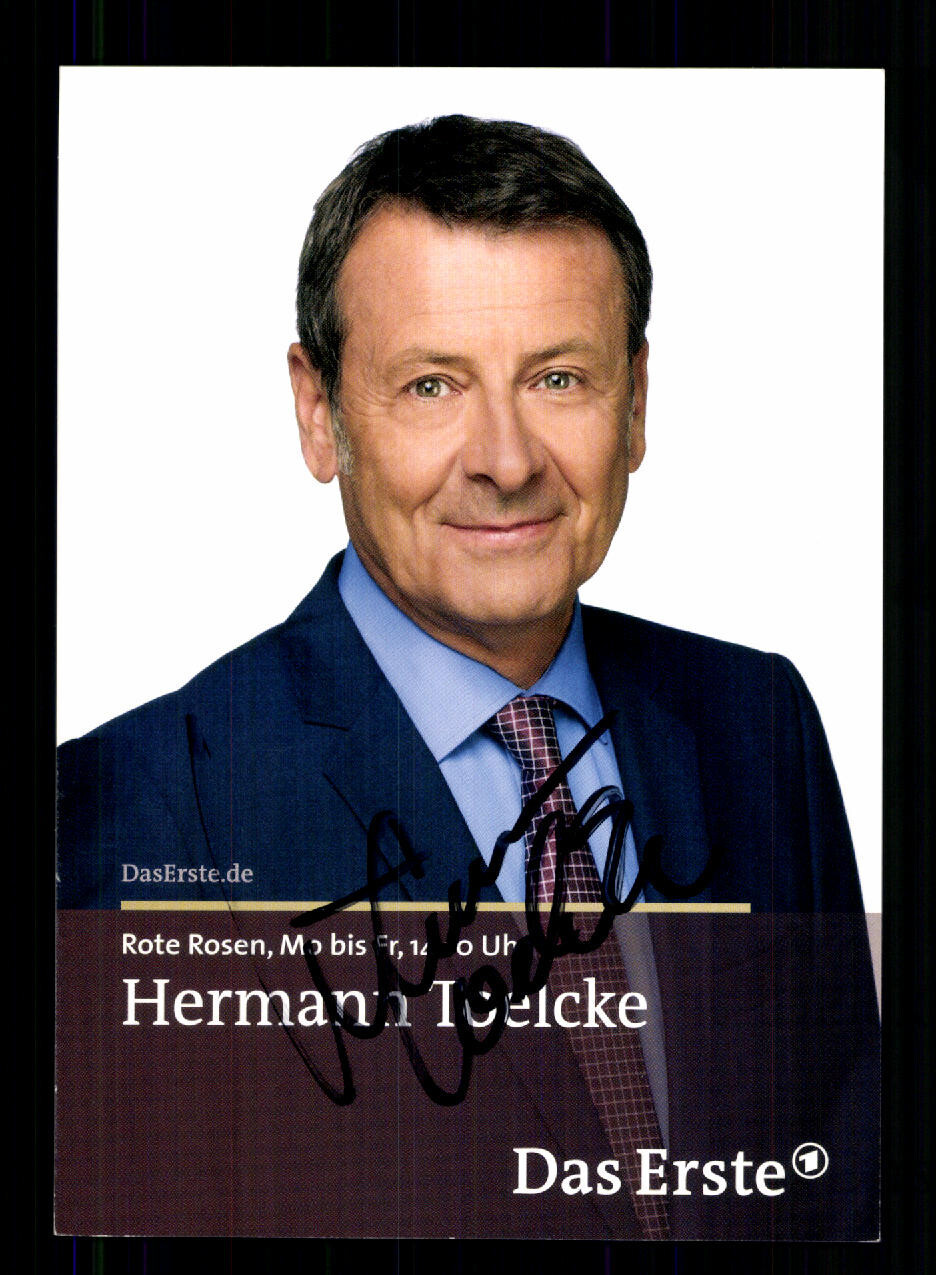 Hermann Toelcke Rote Rosen Autogrammkarte Original Signiert + F 16084 ...