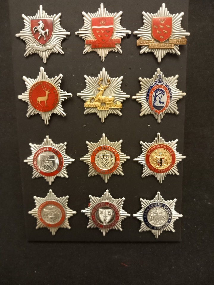 Fire Brigade Cap Badge Collection +++ | eBay UK