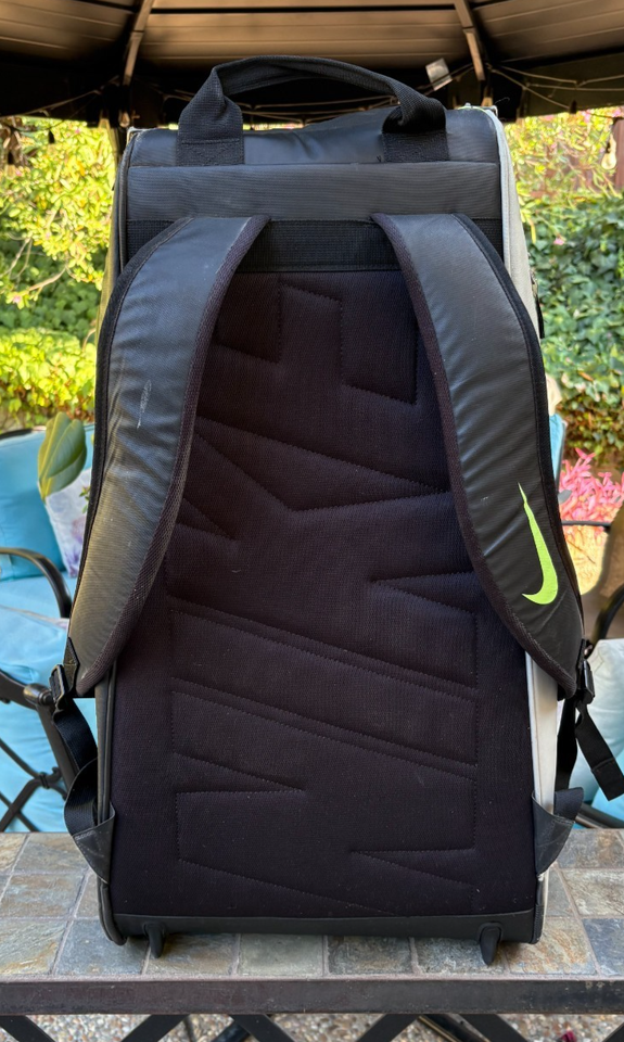 RARE Nike Court Tech 1 Tennis Racquet Racket Backpack Gear Bag Black ...