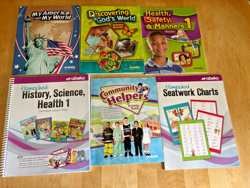 ABEKA 1ST GRADE HOMESCHOOL CURRICULUM HISTORY, SCIENCE, HEALTH LOT | eBay