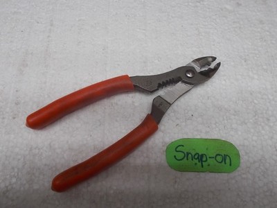 Snap-on tools PWCS7ACF 7" long Orange Wire Stripper Crimper Cutter USA ...