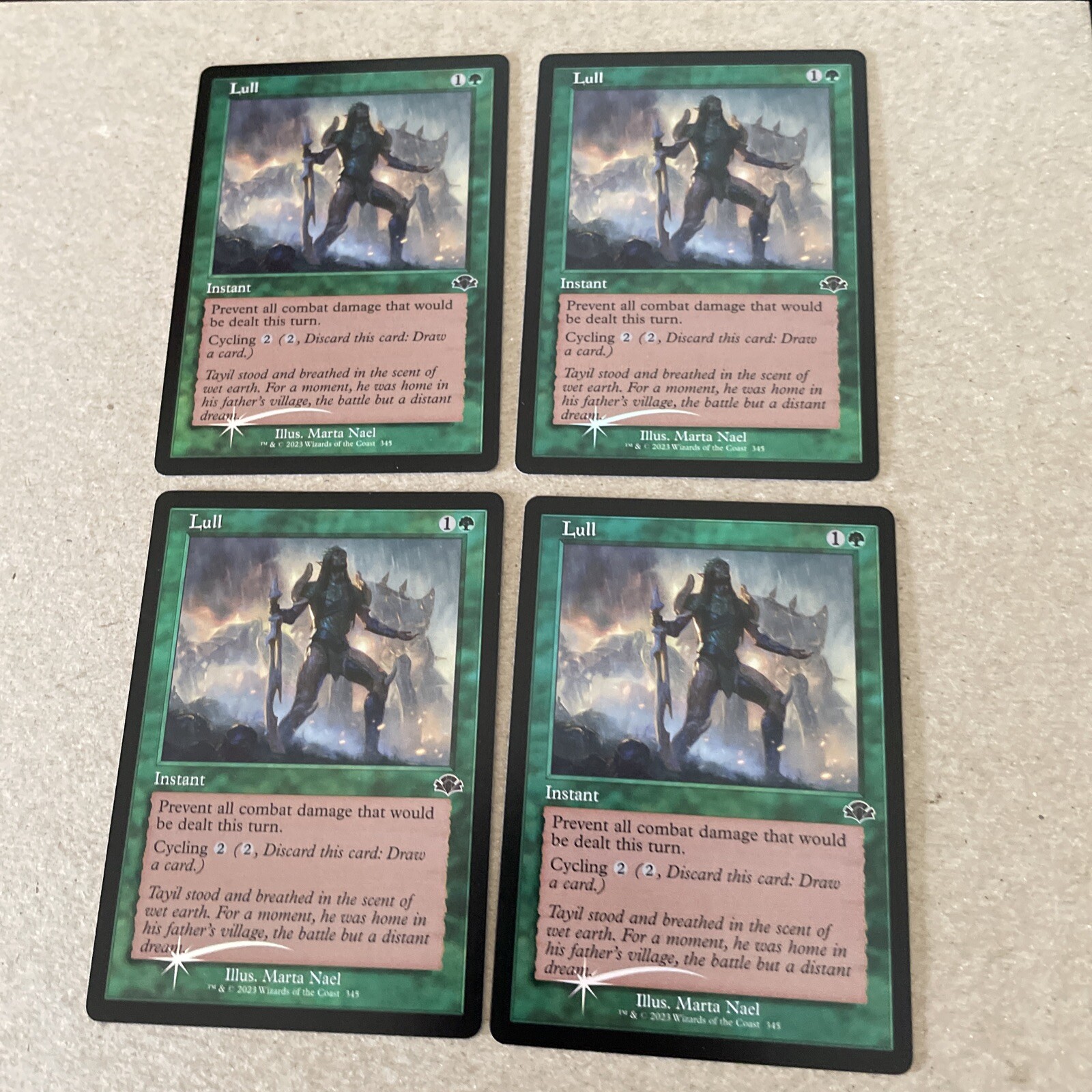 FOIL LULL (RETRO FRAME) X4 Dominaria Remastered Magic MTG MINT CARD | eBay