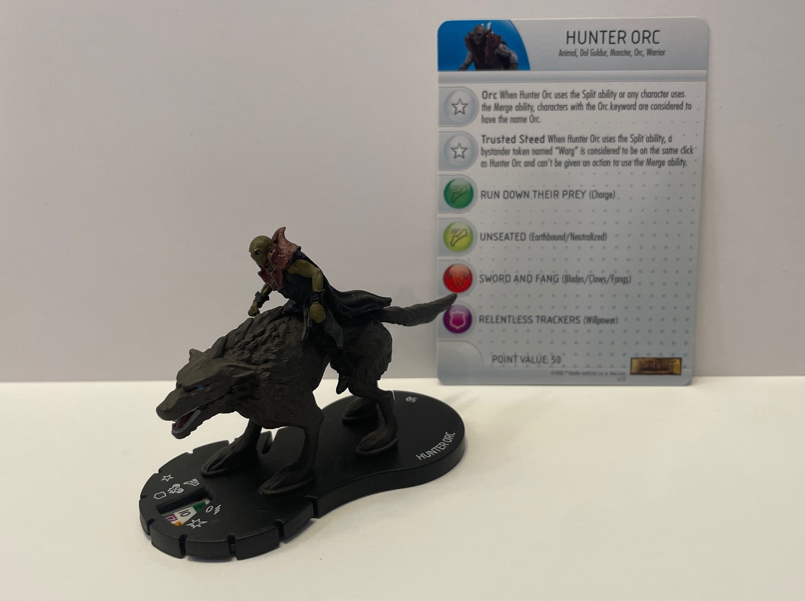 Hunter Orc #107 Hobbit: Desolation of Smaug Starter Set Heroclix | eBay