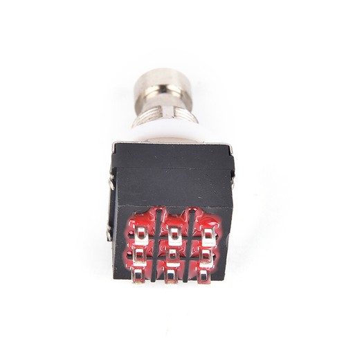 9-pin 3PDT Guitar Effects Pedal Box Stomp Foot Metal Switch True Bypass ...
