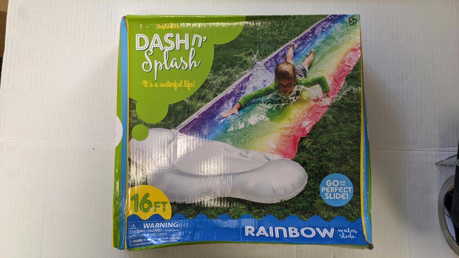 Dash N Splash Rainbow Water Slide, 16ft | eBay