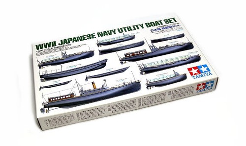 TAMIYA 78026 Military Model 1/350 War Ship WWII Japan Navy Utility Boat ...