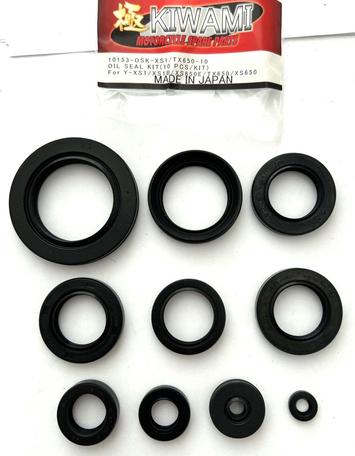 YAMAHA XS1 XS2 XS650 XS650B XS650C XS650S TX650 KIWAMI ENGINE OIL SEAL ...