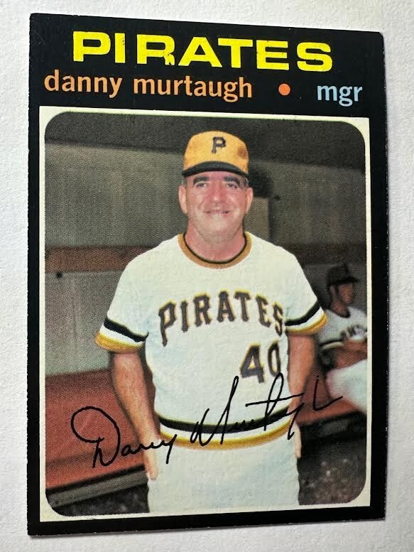 1971 Topps # 437 Danny Murtaugh Manager Pittsburgh Pirates EX-NM | eBay